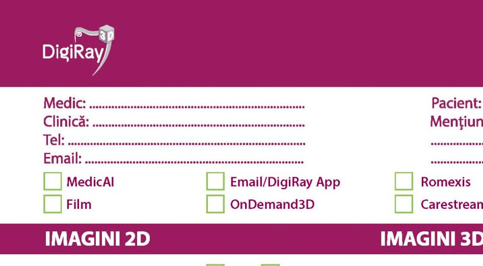 Bilet de trimitere DigiRay - DigiRay